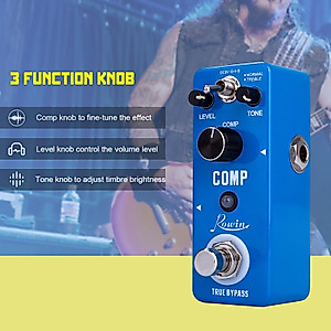 Rowin Compressor Pedal Comp Effect Pedal for Guitar
