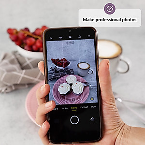 2 Pack Photo Backdrop Board | Realistic Photography Background | Food Photography Background | Replica Surfaces | Product Photography Backdrops | Marble & Cement | Flat Lay Background | Small