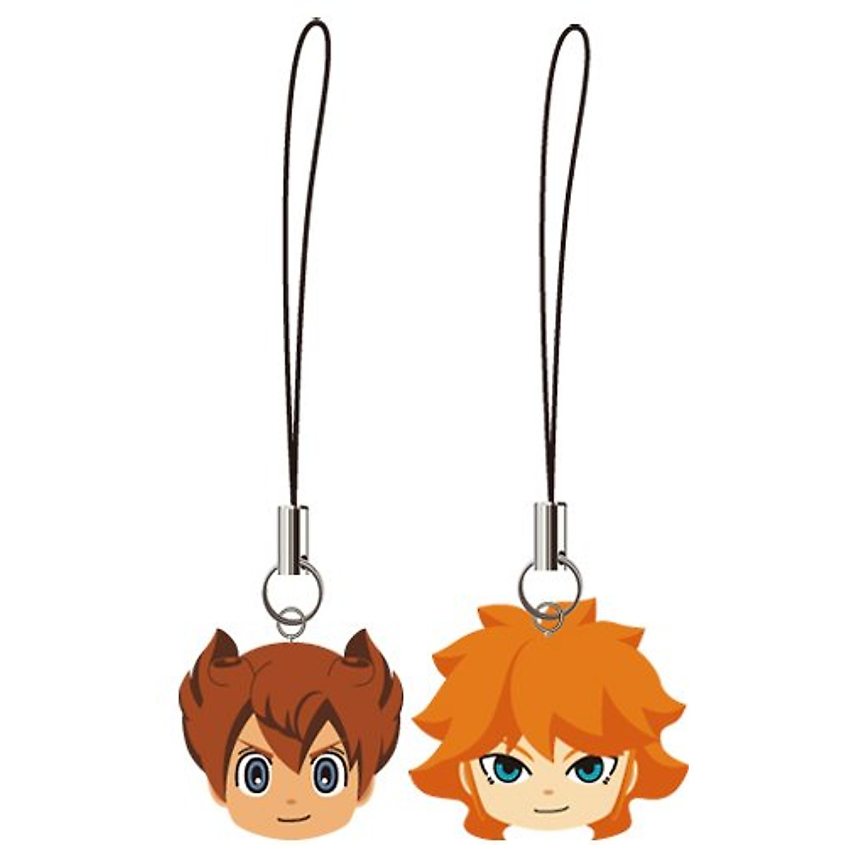 Pair with Chara Strap "sun Amemiya & Pegasus Shofu" Inazuma Eleven award GO2 Chrono Stone nep window