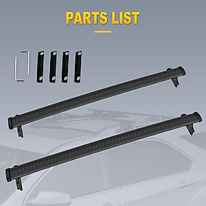 OCPTY Roof Rack Cross Bars Fit for Chevrolet Traverse High Country 2018 2019 2020 2021 Cargo Bars for Cargo Carrier Bag Luggage Kayak Canoe Bike,Fits High Country,L,LS,LT,Premier,RS Models ONLY