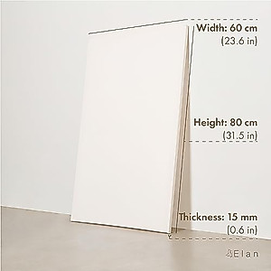 Elan Stretched Canvases 24x32, 4-Pack Canvases for Painting, Painting Canvas Bulk, Stretched Canvas for Adults Blank Canvas for Painting, Painting Canvases Paint Canvases for Painting Art Canvas