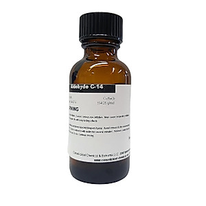 CCS CONSOLIDATED CHEMICAL & SOLVENTS Aldehyde C-14 (Gamma Undecalactone) Aroma/Flavor Compound High Purity 30ml