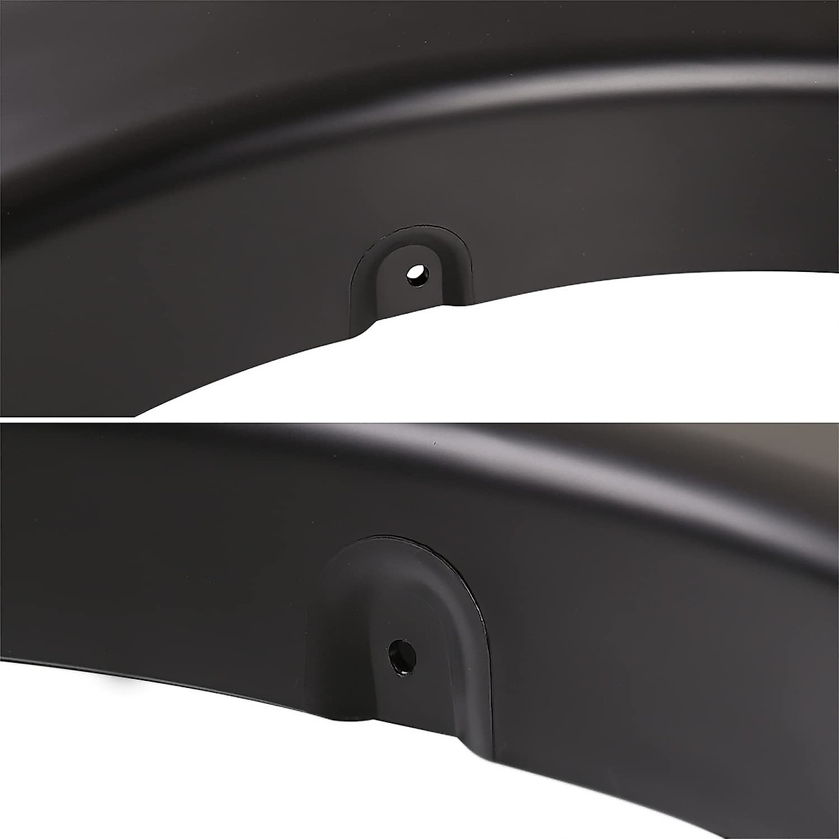 Spec-D Tuning 4PC Front + Rear Black Fender Flare Wheel Cover Compatible with 1999-2007 Ford F250 F350 F450 Super Duty