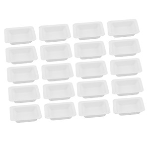 SOLUSTRE Lab Weighing Dishes Weighing Dish for Scale Biologically Inert Weighing Dishes 20pcs Square Weighing Boats Labs Weighing Dishes for Scale