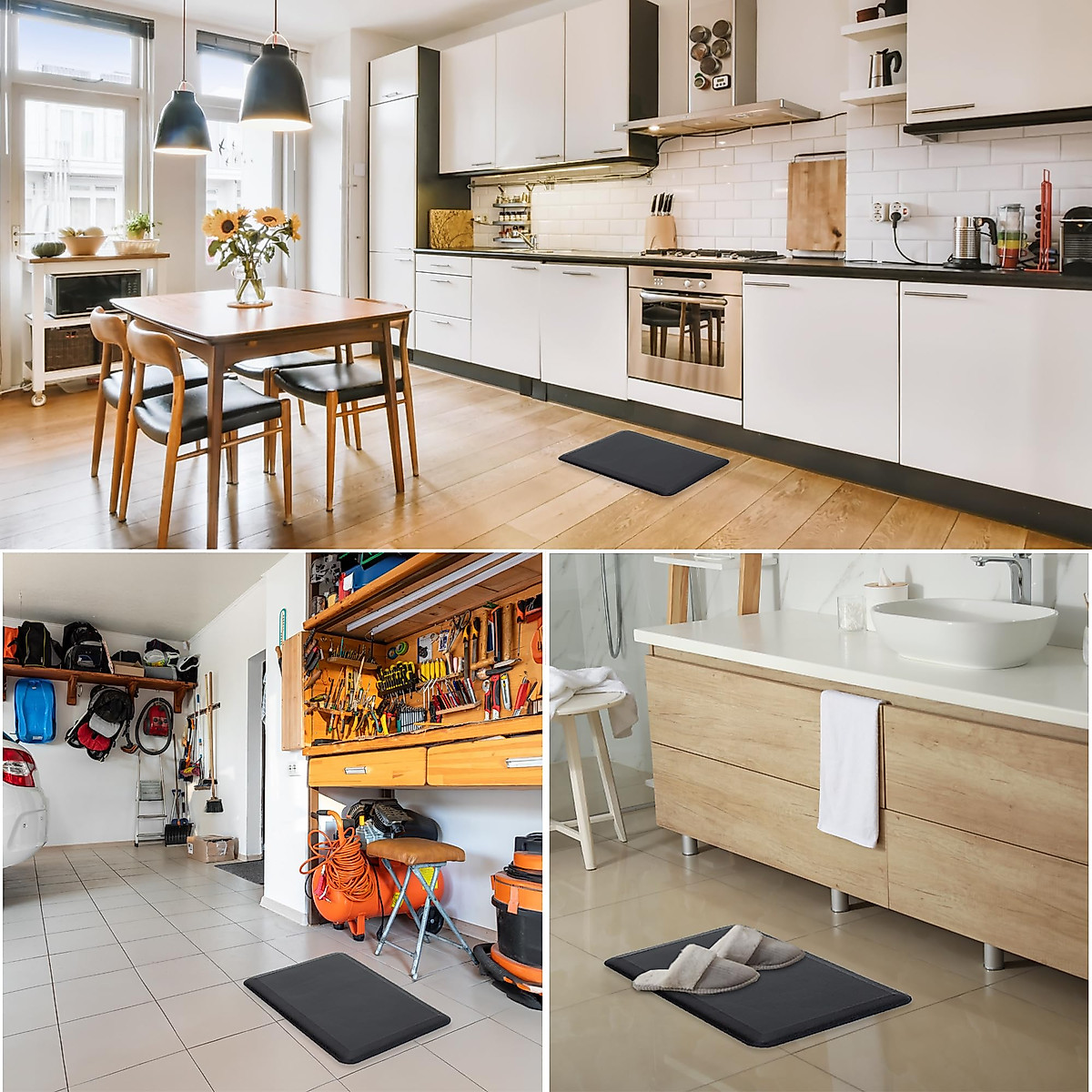 VIVO Anti-Fatigue 28 x 17 inch Comfort Mat for Standing Desks, Sit Stand Ergonomic Foot Support, MAT-F-V28D