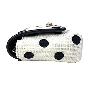 Kate Spade New York Natalia Polka Dot Embroidered Cream Multi Crossbody