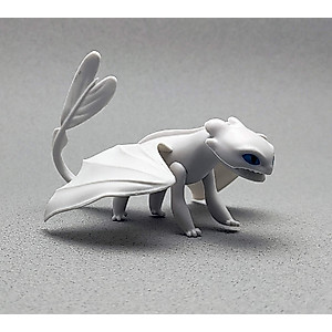 Toysvill Vikings & Dragon Toys Action Figures (Light Fury, Night Fury, Deathgripper, Monstrous Nightmare, Deadly Nadder, Hiccup, Astrid Hofferson, Snotlout Jorgenson) SET 8 PCS