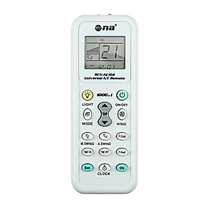 Nippon America Universal Air Conditioner Remote Control Compatible for Daikin, Hitachi, Carrier, Panasonic, LG, Sharp, Haier, Midea, Whirlpool, Bosch, Olympus, Toshiba, Samsung and 1000 More Brands
