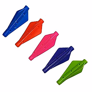 GPP 50pcs Arrow Feather TPE one-Piece Quickfletch Twister Vanes for Arrow Archery Fletching Arrow Vanes Suit for 7mm Arrow Shaft