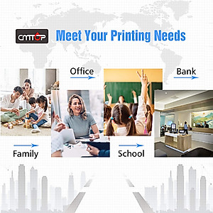 CMTOP Compatible Ink Cartridge Replacement for Canon Ink Cartridges 245 and 246, for Canon PIXMA MG2522 MG2520 MX490 MX492 MG2920 MG2922 IP2820 TS3122 MG2420 MG2922 Printer, 1 Black+1 Tri-Color