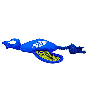Nerf Dog Large Nylon Launching Duck/Blue/Green
