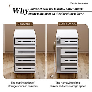 YYJ Vanity Desk with Mirror and Lights,Modern High Capacity Makeup Vanity with 3 Drawers,Makeup Table with Power Outlet and 10 Lights,Writing Desk for Bedroom,Makeup Room, Black