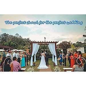 TwoYek Women's Scarf Pashmina Shawls and Wraps for Evening Dress Wedding Bridesmaid Bridal Winter Warm Large Soft Silky Scarves Black