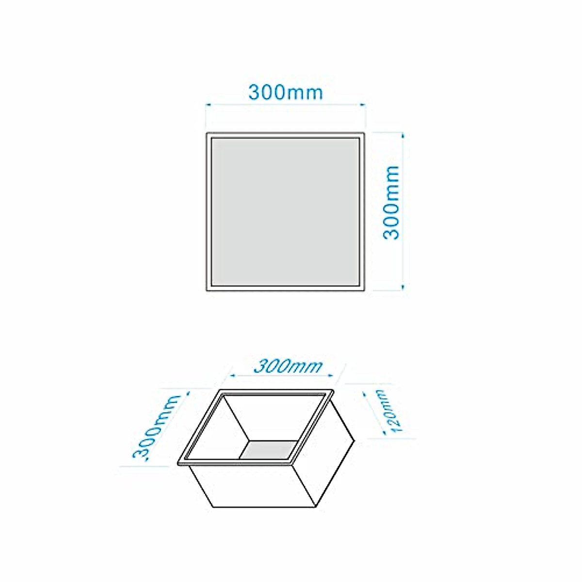 Sunrosa Black Shower Niche Stainless Steel, Ready for Tile, Waterproof 11.8" x 11.8" Bathroom Recessed Niche, Organizer Storage for Shampoo & Toiletry Storage