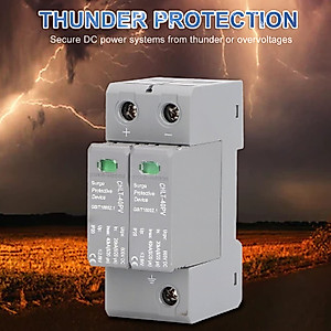 2P House Protective Device DC 600V 40KA 36mm DIN Rail Protector for Lightning Protection Safe Submission Device,CHLT 40PV