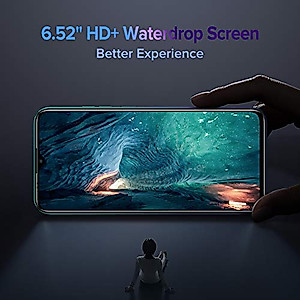 Ulefone Unlocked Smartphones Note 9P, 16MP + 5MP + 2MP, Dual Sim Phones Unlocked, Android 11 4GB+64GB ROM, 6.52" FHD, Fingerprint Face Detection, 4500mAh high Capacity Battery, T-Mobile - Blue