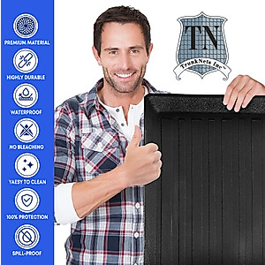 Premium Cargo Liner for Ford Edge 2015-2021 - 100% Protection - Custom Fit Car Trunk Mat - Easy-to-Wash & All-Season Black Cargo Mat - 3D Shaped Laser Measured Trunk Liners for Ford Edge 2015-2021