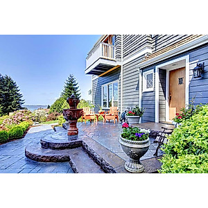 Armor AR500 High Gloss Wet Look Concrete Sealer 5 Gallon - Professional Grade Color Enhancing Solvent Based Acrylic Sealer for Exterior Concrete and Pavers - 700 VOC