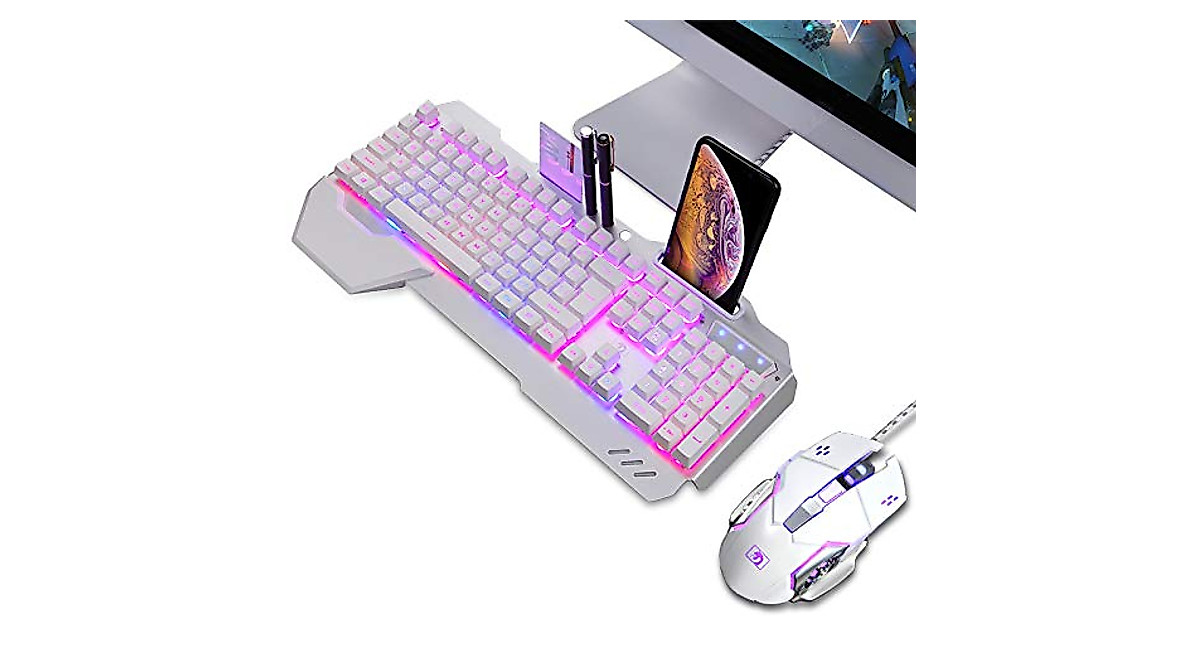 RGB Gaming Keyboard and Mouse Combo for Gamers