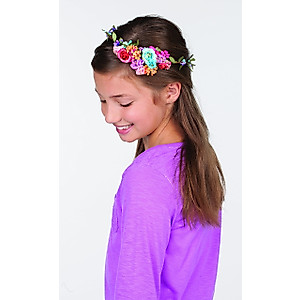 Creativity for Kids Flower Crowns Craft Kit - Create 4 Hair Accessories