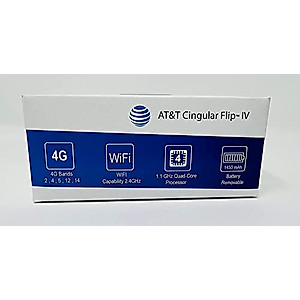 AT&T CINGULAR FLIP 4 SMARTFLIP IV U102AA 4G Phone for AT&T