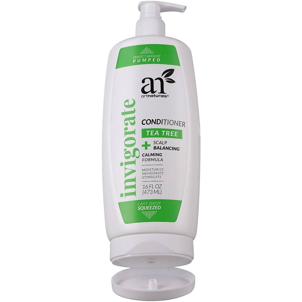 artnaturals Tea Tree Conditioner - Patented Dual Dispensing Bottle -16 Fl Oz / 473ml Sulfate Free –100% Pure Natural Therapeutic Grade Tea Tree Essential Oil -For Dandruff, Sensitive, Itchy, Dry Scalp