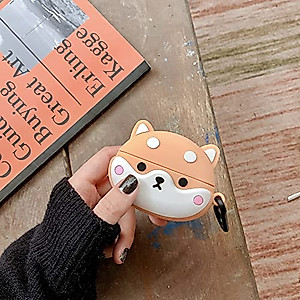 Compatible with for New 2022 Huawei Freebuds pro 2,Cute Cartoon Silicone Earphone Case with Keychain,Headphone Protective Case for Huawei Freebuds pro2 (Corgi)