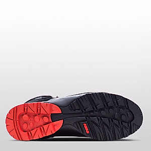 ASOLO Men's Fugitive GTX Light Hiking and Trekking Boots (Black/Red, 8 Wide)