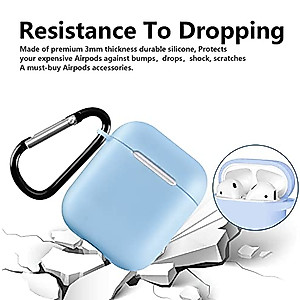 iMeetCase Custom Name Case for Apple AirPod 2 and 1,DIY TPU Soft Personalized Text Gift Shock Absorption AirPod 2&1 Case Cover(7 Colors to Choose)