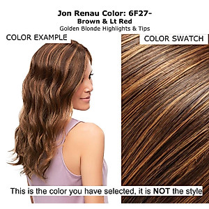 Bundle - 4 items: Rachel Wig by Jon Renau, Christy's Wigs Q & A Booklet, BeautiMark Synthetic Shampoo & Wide Tooth Comb - Color: 6F27