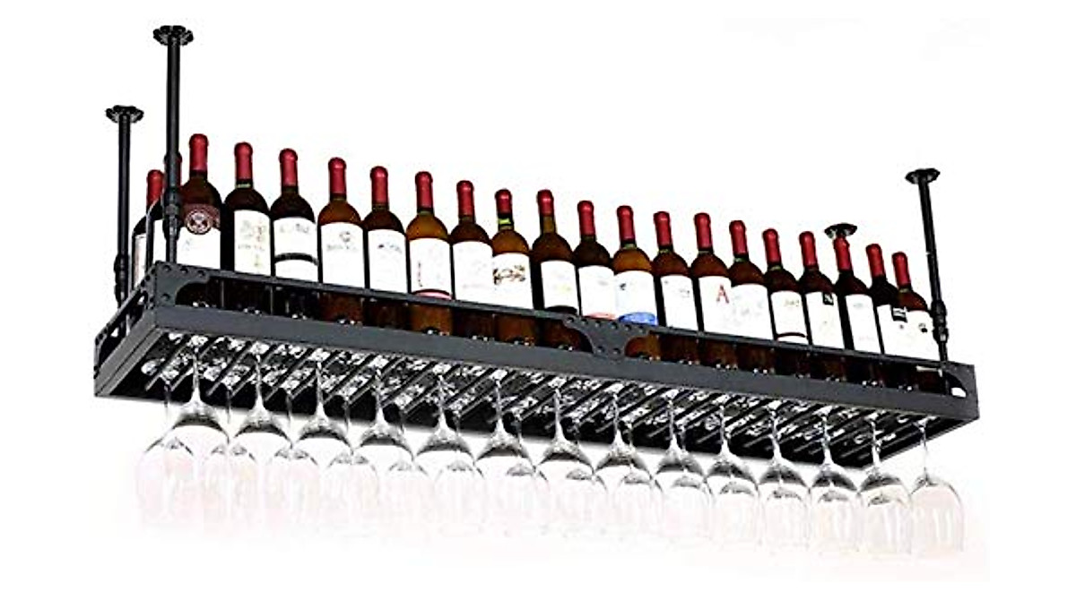 Stylish Simplicity Bar Unit - Adjustable Wine Holder