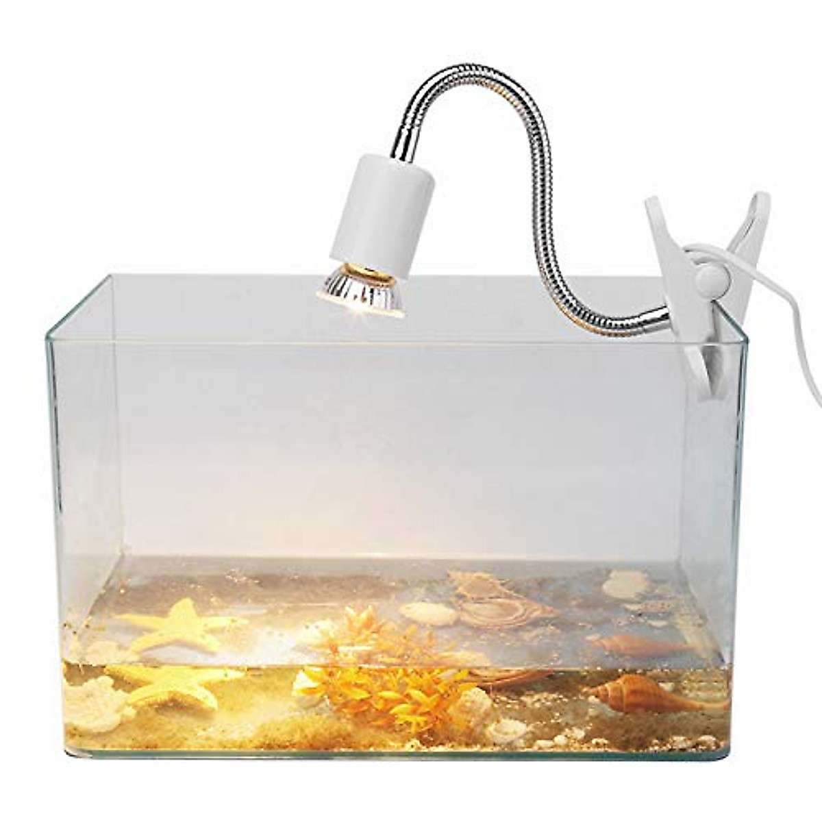 Pssopp 25W/50W 220‑240V Heating Light Aquarium Heat Basking Lamp LightB Bulb for Reptile Lizard Turtles(50W)