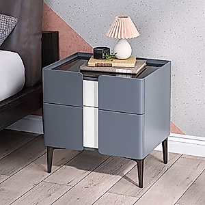 HIGOH Bedside Table Modern Bedside Table, Bedroom Dresser, Bedside Table, Small Minimalism