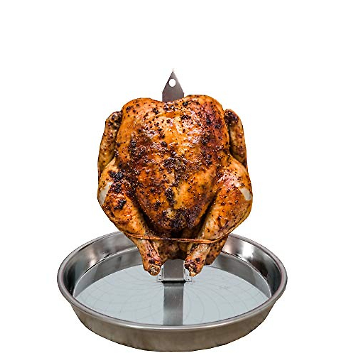 Al Pastor Skewer for Grill, 7.5'' and 10'' Skewers, 10"x10" and 1.40 depth Stainless Steel Base Plate,Vertical Skewer,Bbq Vertical Skewer,Trompo Para Tacos Al Pastor,Vertical Rotisserie,Vertical Spit