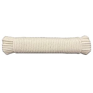 #7 7/32" x 50' Scottie Cotton Clothesline White