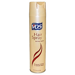 Alberto VO5 Aerosol Hair Spray, Extra Body, Hard to Hold, 8.5-Ounce Cans (Pack of 6)