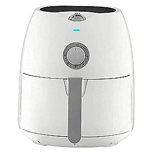 Air Fryer for Home Use 4.5L Electric Fryer LED Touch Screen Oven French Fries Machine Double Pot Large Capacity with Timing Function White Every Family