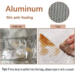 Insulated Lunch Bags for Women, Insulated Lunch Box for Men, Lunch Cooler Bag, Meal Prep Lunch Box for Women, Lunch Boxes with Removable Shoulder Strap for Women and Men