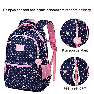 AOTOW School Backpack Girls Bookbag Kids - Cute Bags for Middle Elementary Preschool Kindergarten Supplies for Teen Little Children Student
