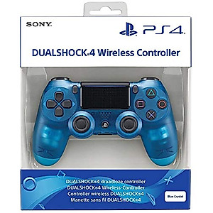 Sony Dualshock 4 Wireless Controller for PlayStation 4 - Blue Crystal - PlayStation 4 (Renewed)