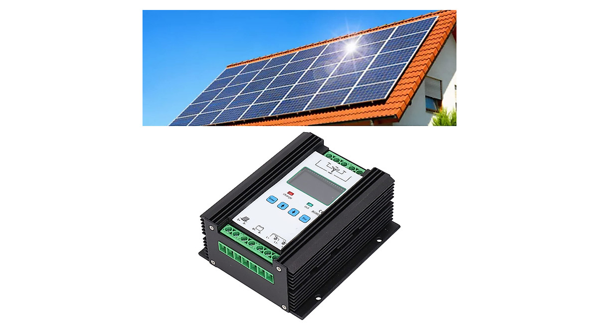 Wind Solar Hybrid Controller 600W - Smart Digital Regulator 12V/24V