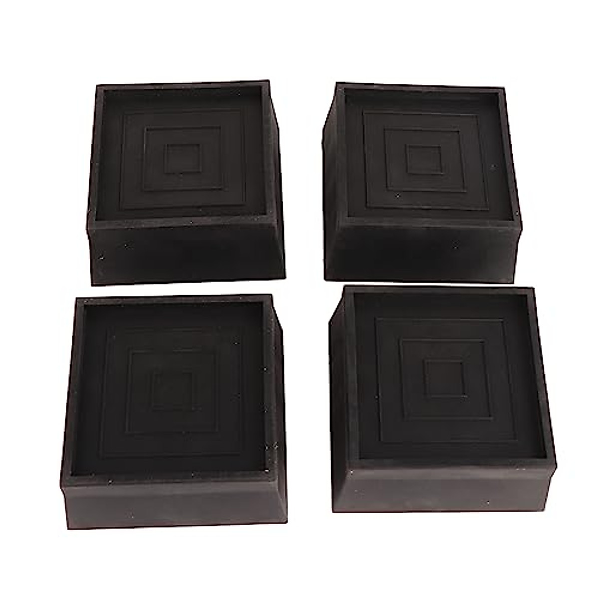 Biitfuu Furniture Riser Furniture Pad Bed Foot Booster Pad Lift Foot Pad Square TPU for Mute Waterproof Raisers Bed Risers