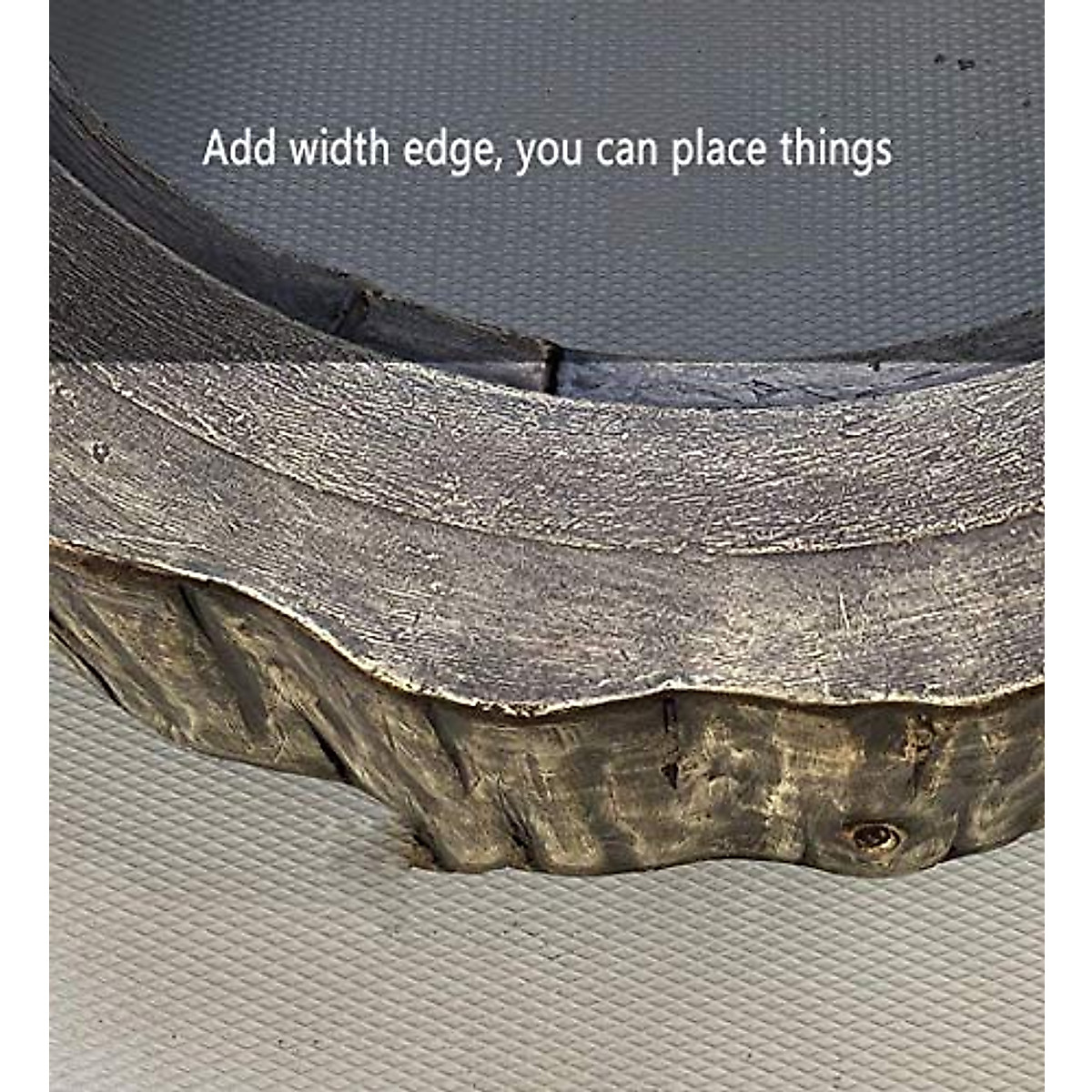 LEAYAN Garden Fire Pit Grill Bowl Grill Barbecue Rack Fire Pits Bowls,for Garden Wood Burning BBQ with Grill and Lid Cast Iron Outdoor Firepit for Log Burning for Patio Camping Waterproof 80cm