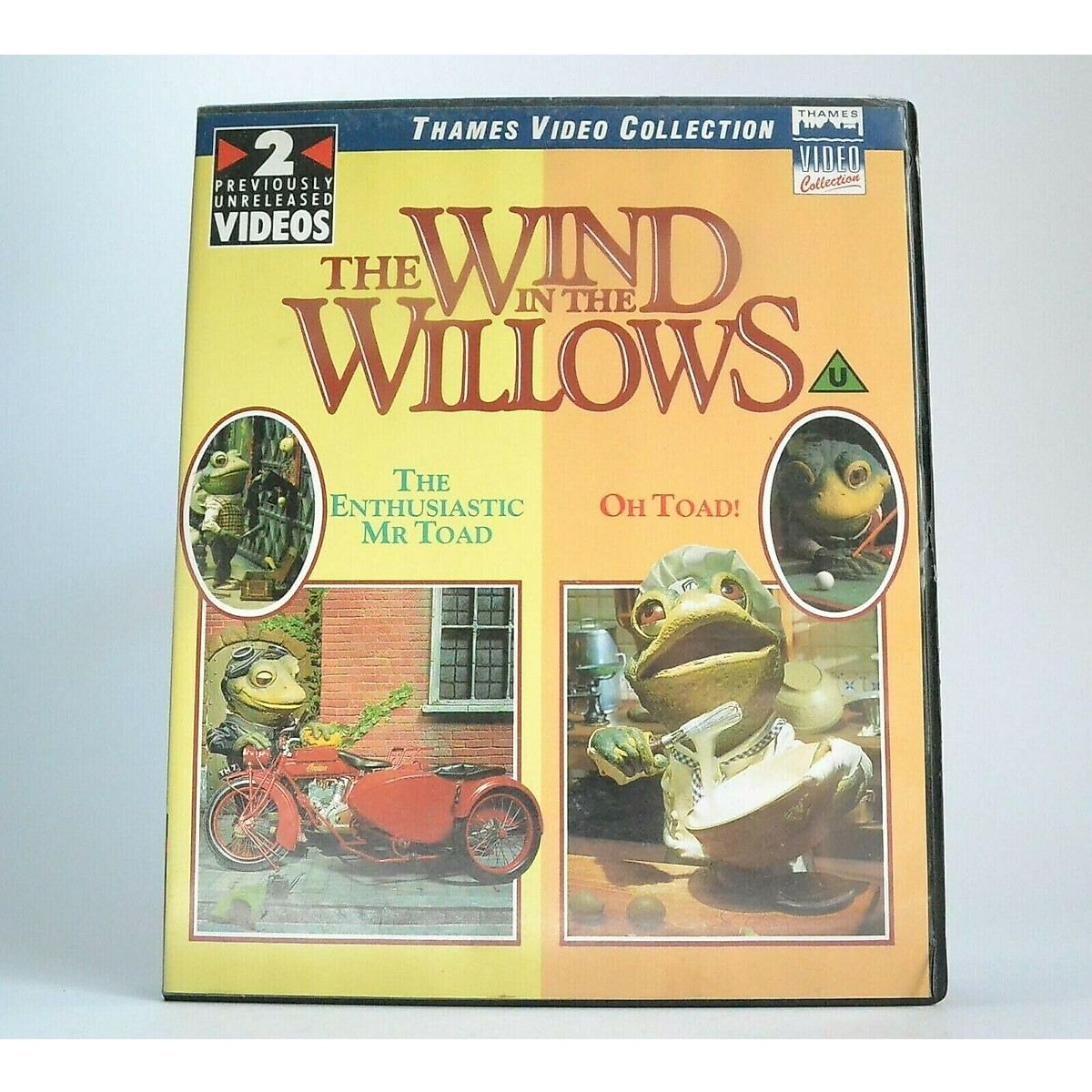 Wind In The Willows: 2x - Enthusiastic Mr. Toad / Oh Toad - Video Collection VHS