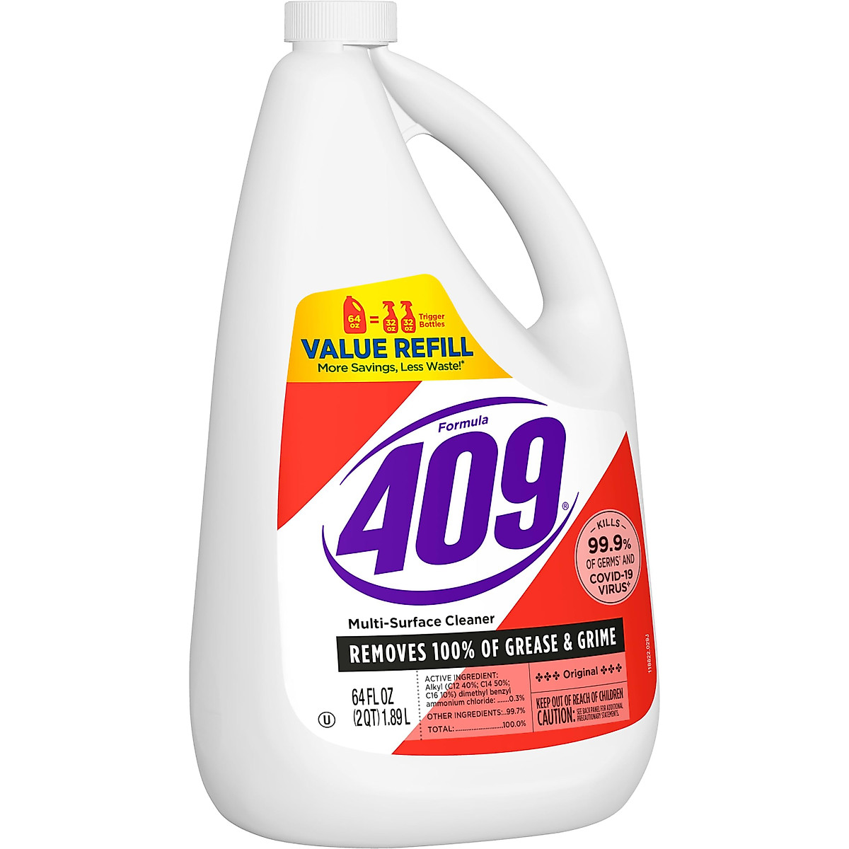 Formula 409 Multi-Surface Cleaner, Refill Bottle, 64 Ounces (Packaging May Vary)