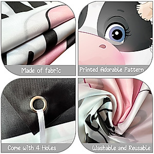 Cow Birthday Party Decoration Holy Cow Backdrop Decorations Cow Birthday Party Supplies Cow Themed Birthday Party Backdrop Decorations for Farm Animals Theme Party Baby Shower Supplies