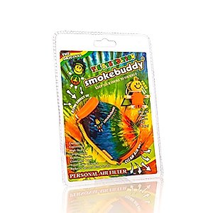 Smoke Buddy Personal Air Purifier Cleaner Filter Removes Odor - Tie Dye Orange
