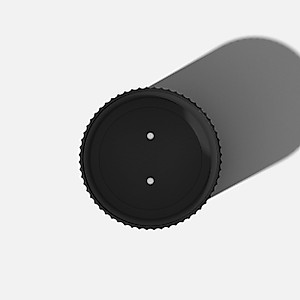 Veradek Demi Series Round Planter for Porch, Patio, Backyard | Durable Plastic-Concrete Material | Modern Décor for Tall Plants, Flowers