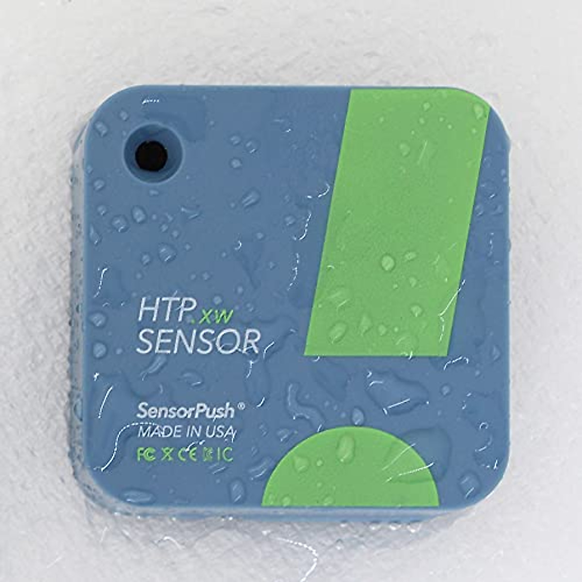 SensorPush HTP.xw Wireless Thermometer/Hygrometer/Barometer Extreme Accuracy Water-Resistant for iPhone/Android. USA Made Indoor/Outdoor Humidity/Temperature/Pressure/Dewpoint/VPD Monitor w/Alerts