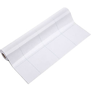 Geyee 13.8 x 256 Inch Clear Wall Protector Contact Paper Removable Adhesive Oil Proof Waterproof Sticker Transparent Plastic Heat Resistant Anti Scratch Wallpaper for Home Kitchen Bathroom